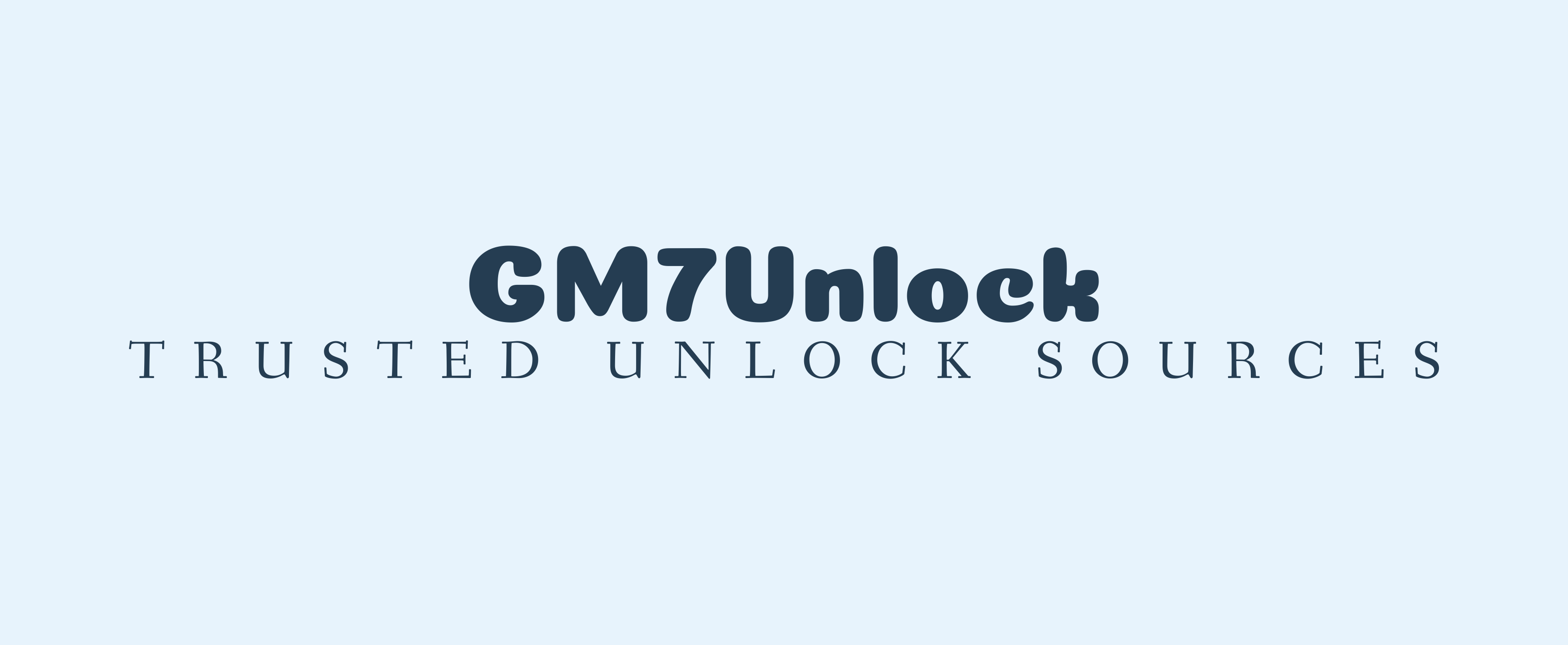 GM7Unlock™TRUSTED UNLOCK SOURCES